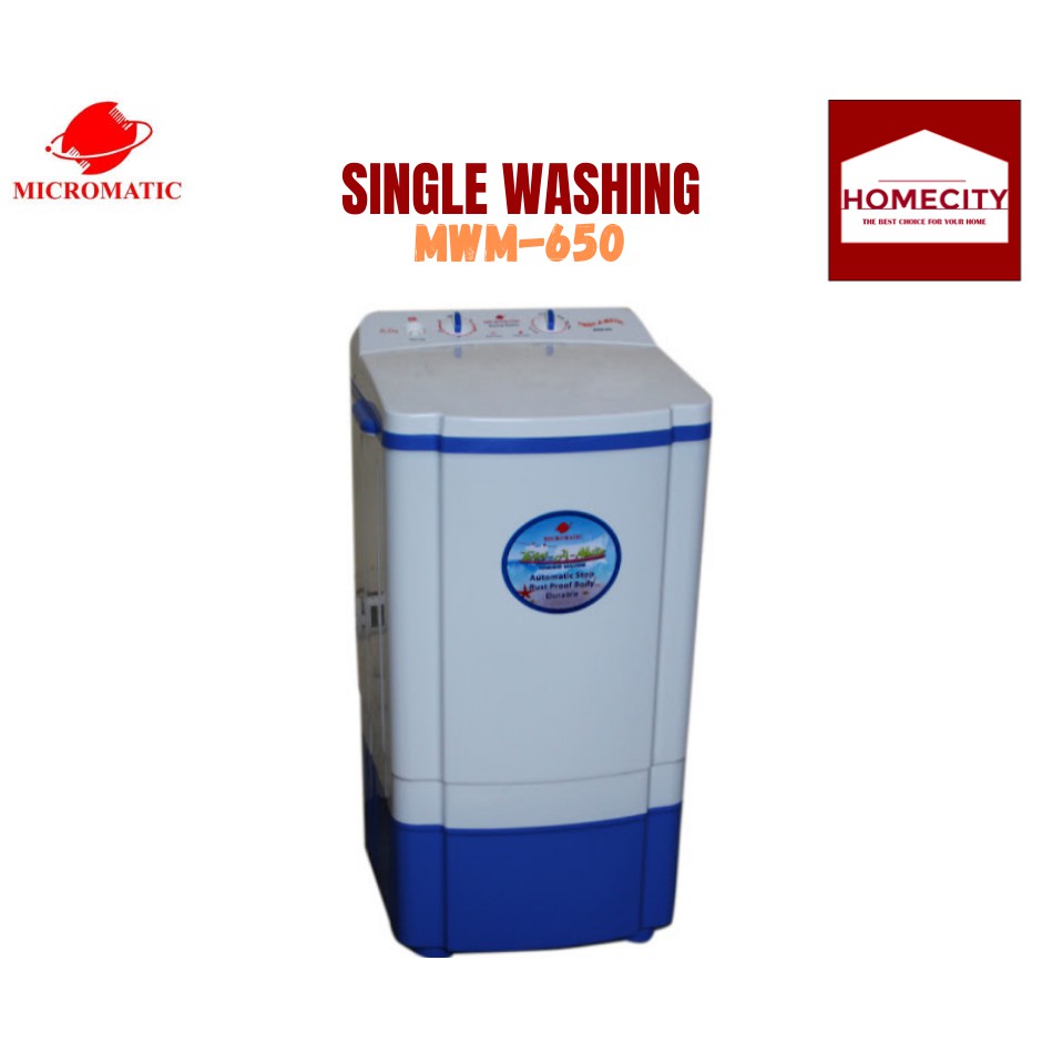 MICROMATIC WASHING MACHINE MWM 650 | Shopee Philippines