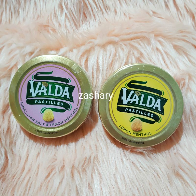 Valda Pastilles Lemon Menthol Himalayan 20grams / 50 grams | Shopee ...