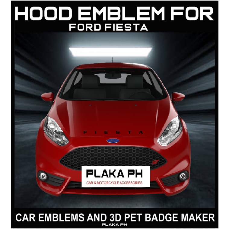 Hood emblem for Ford Fiesta (Can apply on Any Model) | Shopee Philippines