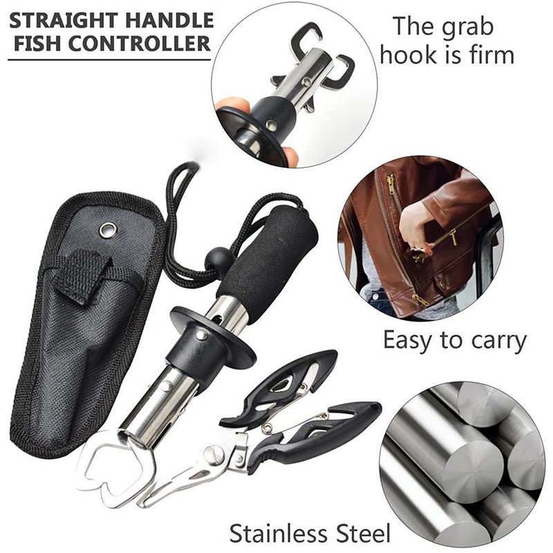 Lure Tools stainless steel Fish catcher Fish control device Lure pliers ...