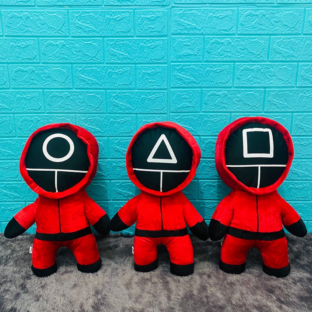 Children's Toy Plush Squid Game Doll with LED Masked Korean Drama Viral ...