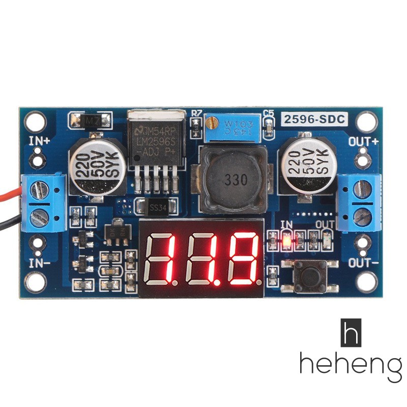 LM2596 Analog Control Buck Converter DC-DC Step-down Transformer Voltage Regulator Module 36V ...