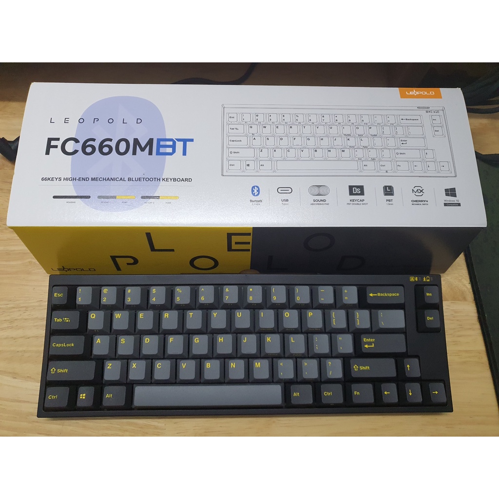 [Liquidation] Leopold FC660MPD BLUETOOTH Ash Yellow Mechanical Keyboard ...
