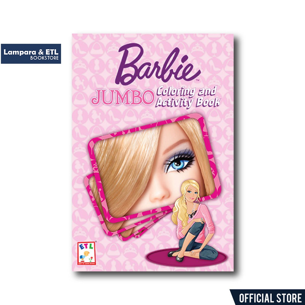 Barbie, Jumbo Coloring and Activity Book | Shopee Philippines