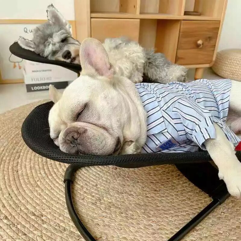 Dog Cat Rocking Chair Pet Shaker Spring Recliner Portable Puppy Nest ...