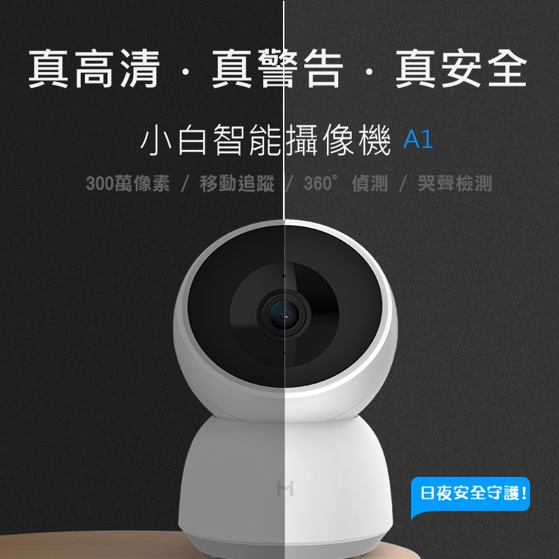 Xiaomi Xiaobai Smart Camera A1 Ptz Version Hd 360-Degree Viewing Angle ...