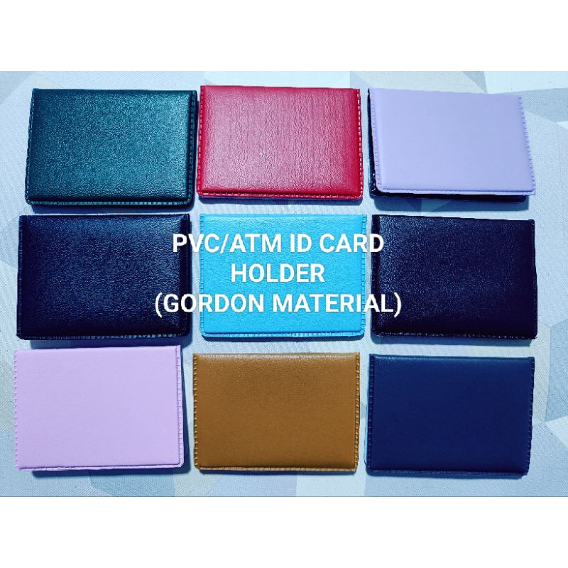 ATM ID CARD HOLDER/JACKET/SLEEVES/ ( GORDON MATERIAL) | Shopee Philippines
