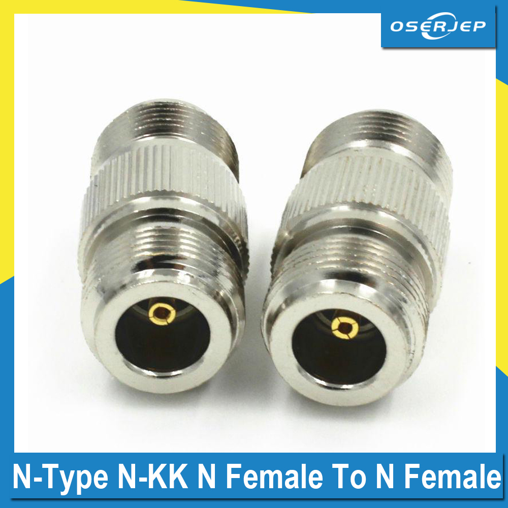 2PCS N-Type N-KK N Female To N Female Dual Pass N Female To N Female ...