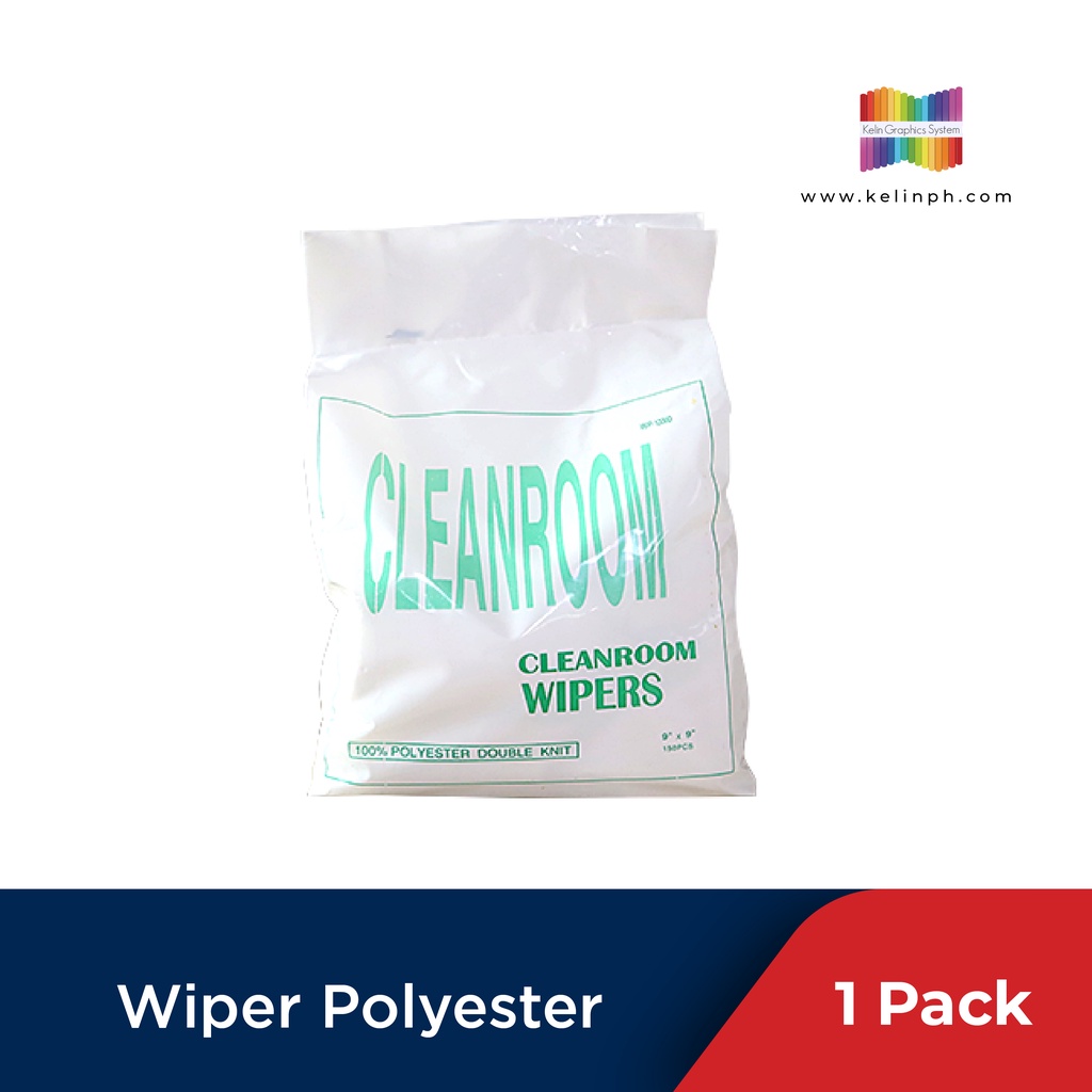 KGS MAXCLEAN Cleanroom Wiper Polyester 9x9" 150 pcs, Cleaning Cloth ...