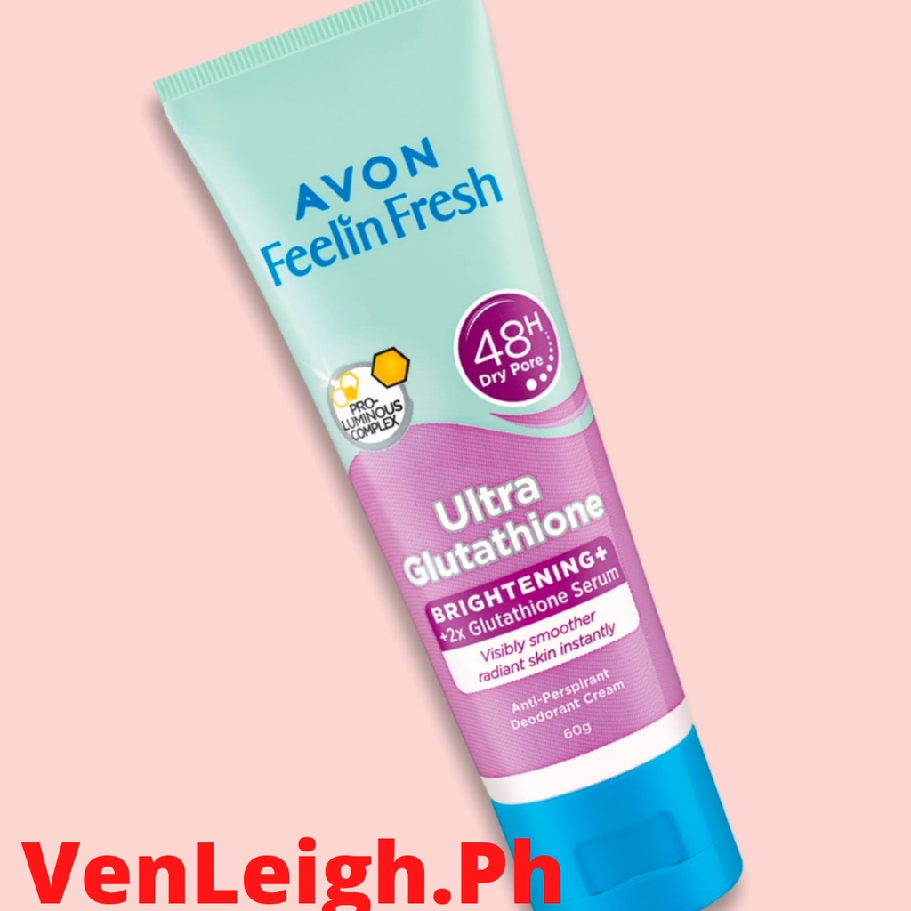 Avon Feelin Fresh Quelch ULTRA GLUTAThIONe Deodorant Cream 55g | Shopee ...