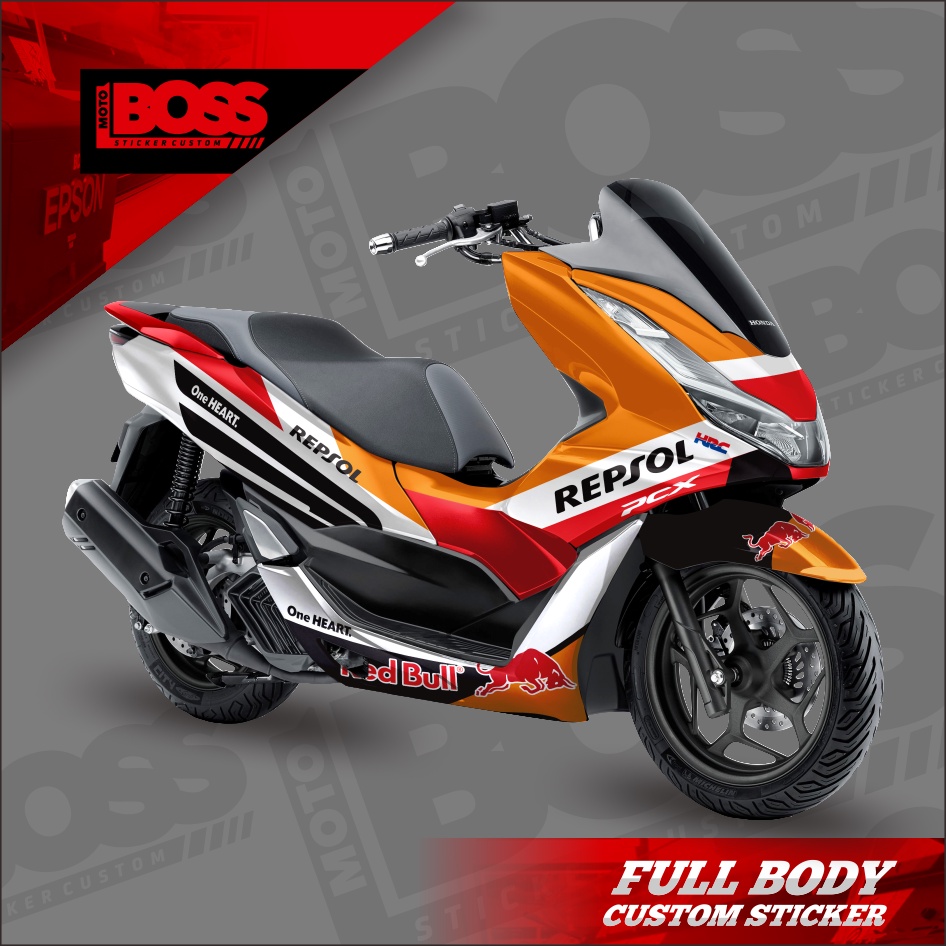 Decal Sticker Honda PCX 160 Full Body Sticker Striping Decal, Full Body ...