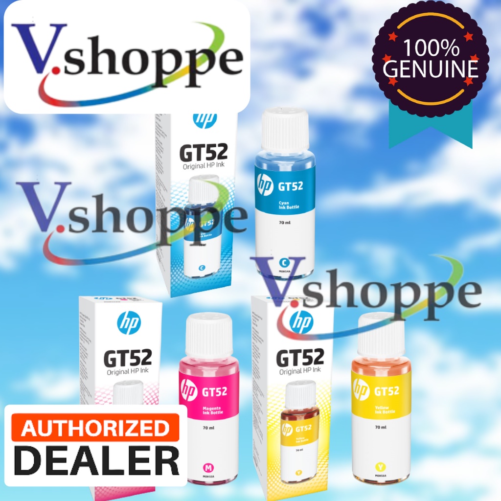 HP GT52 Color : HP Ink Tank 115 310 315 319 410 415 419 450 455 500 515 ...