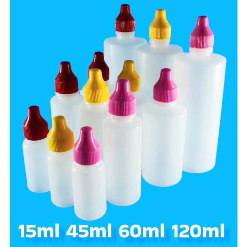10ml, 15ml, 45ml, 60ml 120ml HDPE squeeze dropper plastic dropper PINK ...
