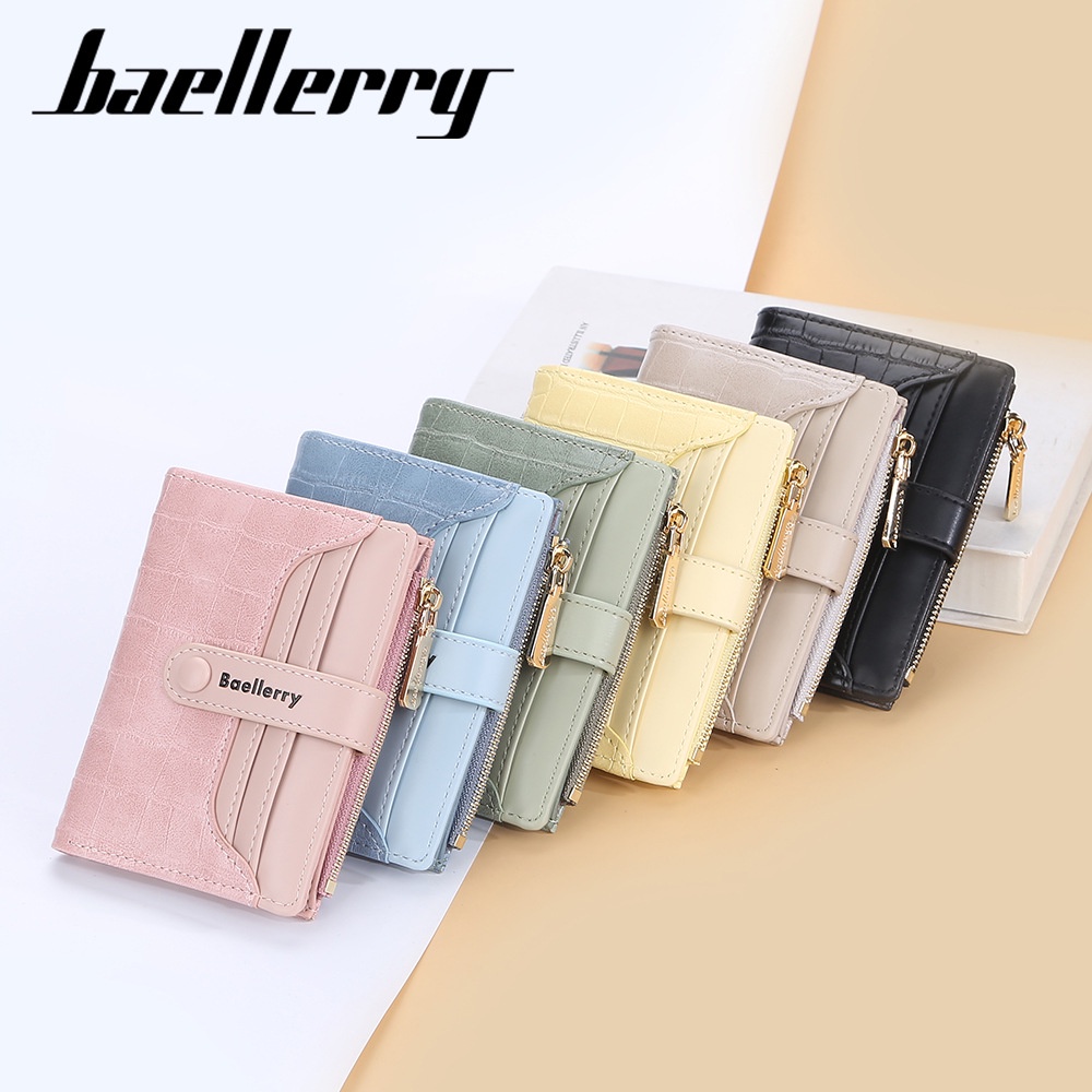 Baellerry wallet #N2363 crocodile pattern multi-card coin purse color ...