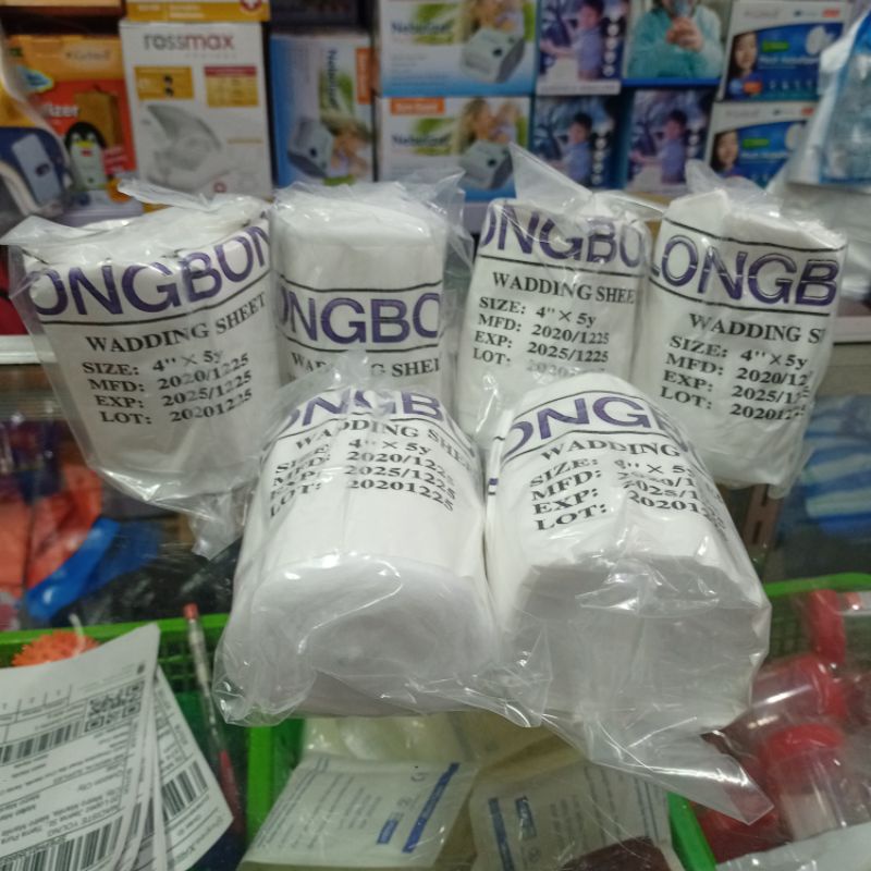 Medical Wadding Sheet 4 x 5y Cotton Padding, LONGBONE Brand | Shopee ...