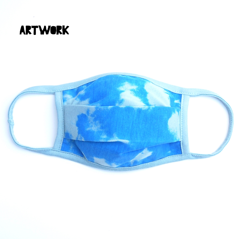 ARTWORK Tdye Ash Cyan (Washable Face Mask) | Shopee Philippines