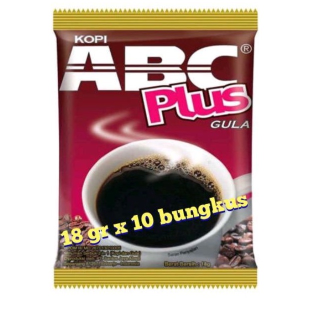 Abc Coffee PLUS Sugar 1 Pack Of 10 Packs Of Powdered Coffee | Shopee ...