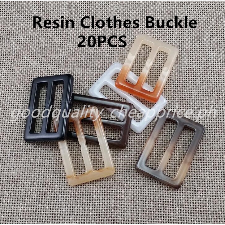 20Pcs Resin Belt Buckle Clothes Buckle Coat Waist Buckle Rectangular ...