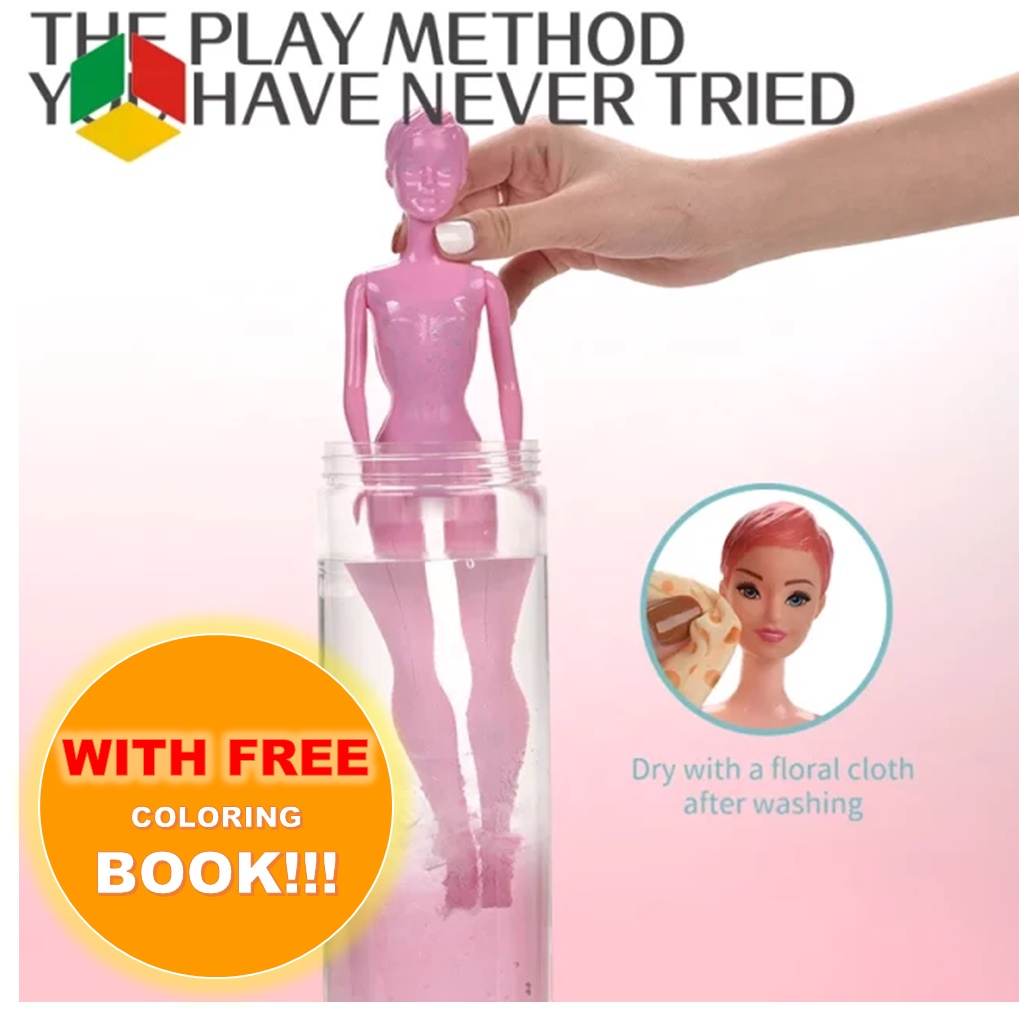 Color Reveal Doll Water Reveals Doll’s Look & Creates Color Change ...