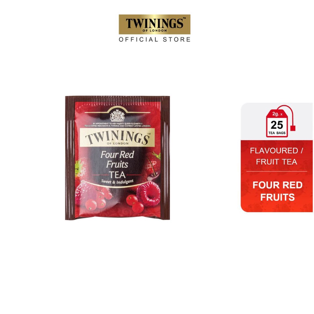 Twinings Four Red Fruits Tea 25s | Shopee Philippines