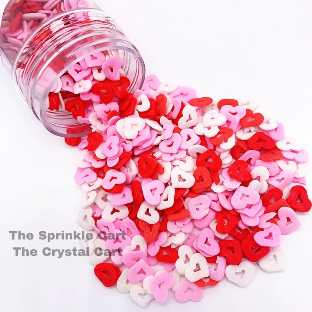 Valentines Christmas Themed Edible Sprinkles Dragees Bento Candy ...