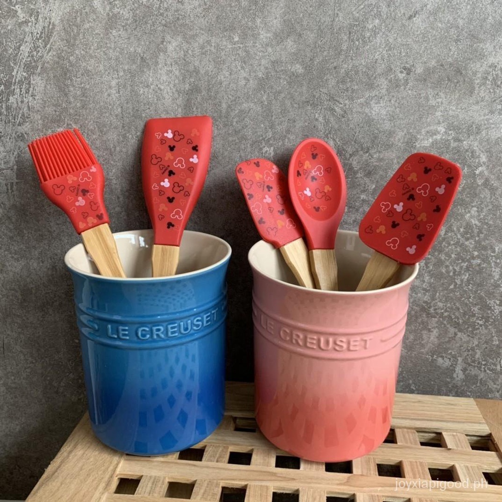 French LE CREUSET cool color stoneware kitchen accessories home storage ...