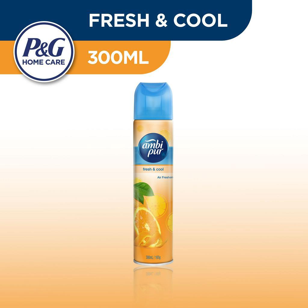 Ambi Pur Air Freshener Fresh & Cool Fresh & Floral Fresh & Light 300ml ...