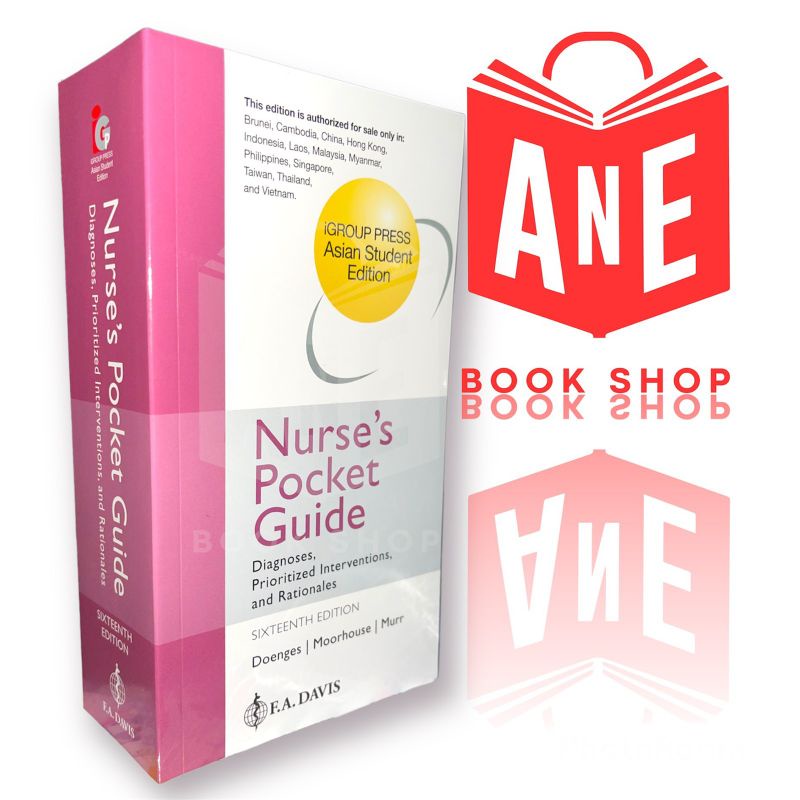 AUTHENTIC 16th Edition - Nurse's Pocket Guide by Doenges, Moorhouse and Murr | Shopee Philippines