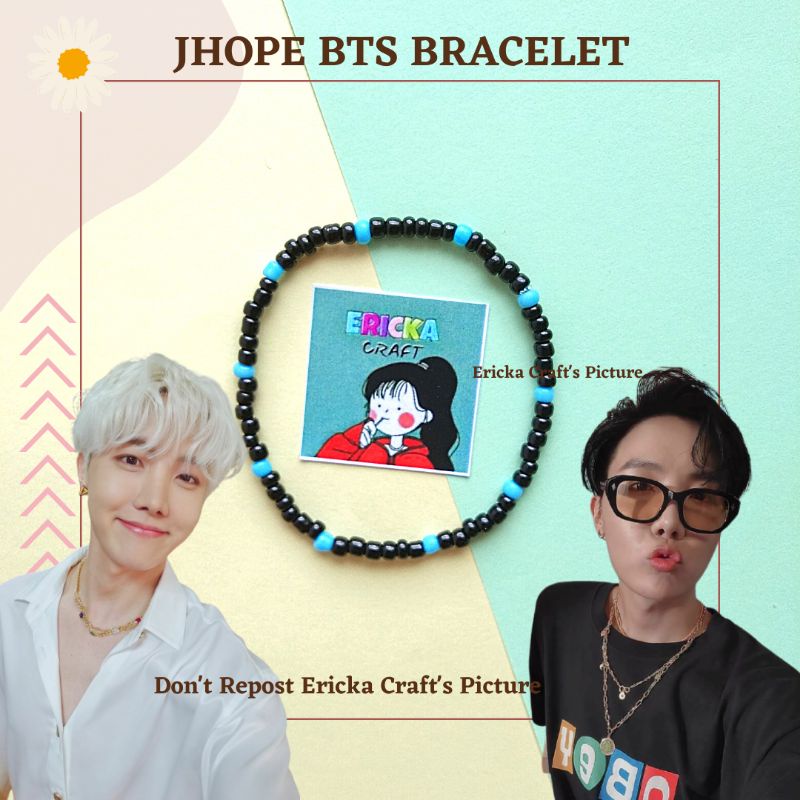J-hope JHOPE BTS ARMY BRACELET BEAD BRACELET KPOP IDOL KOREA BY ERICKA ...