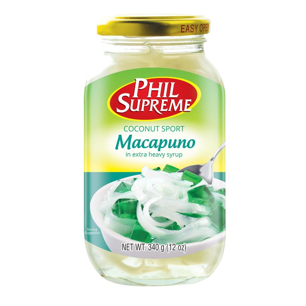 Phil Supreme Coconut Sport (Macapuno), Sweet Preserves - 12oz | Shopee Philippines