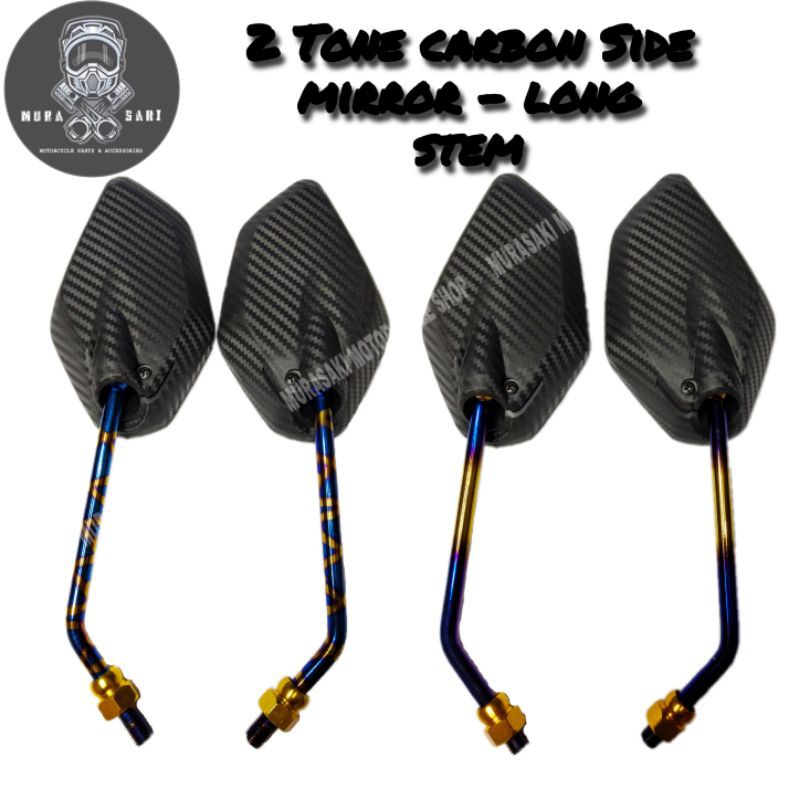 2tone / Titanium Carbon Side Mirror / Long Stem Side Mirror | Shopee ... 2tone / Titanium Carbon Side Mirror / Long Stem Side Mirror | Shopee ...
