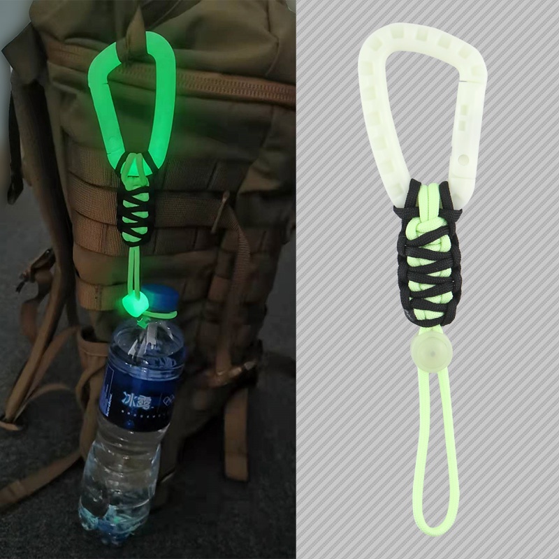 CNEDC Luminous Hanging Buckle Rope With Pig Nose Hand-woven Rope Key ...