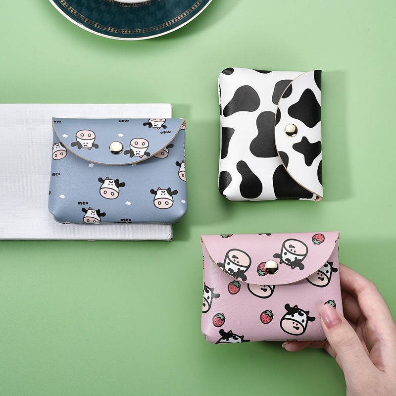 SENSES// Card Holder Coin Purse Integrated Female Small and Ultra-Thin ...