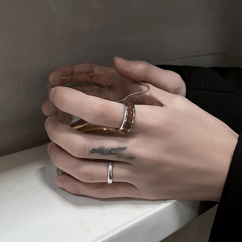 Vintage Men's Rings Homme Stainless Steel Ring For Men Life Tree Cross ...