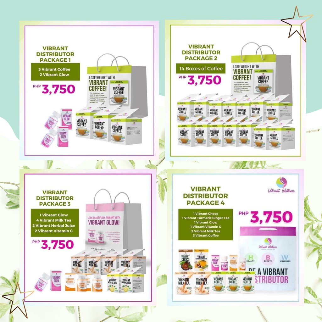 Vibrant Distributor Packages (VDP) with FREEBIES | COD!! | Shopee ...