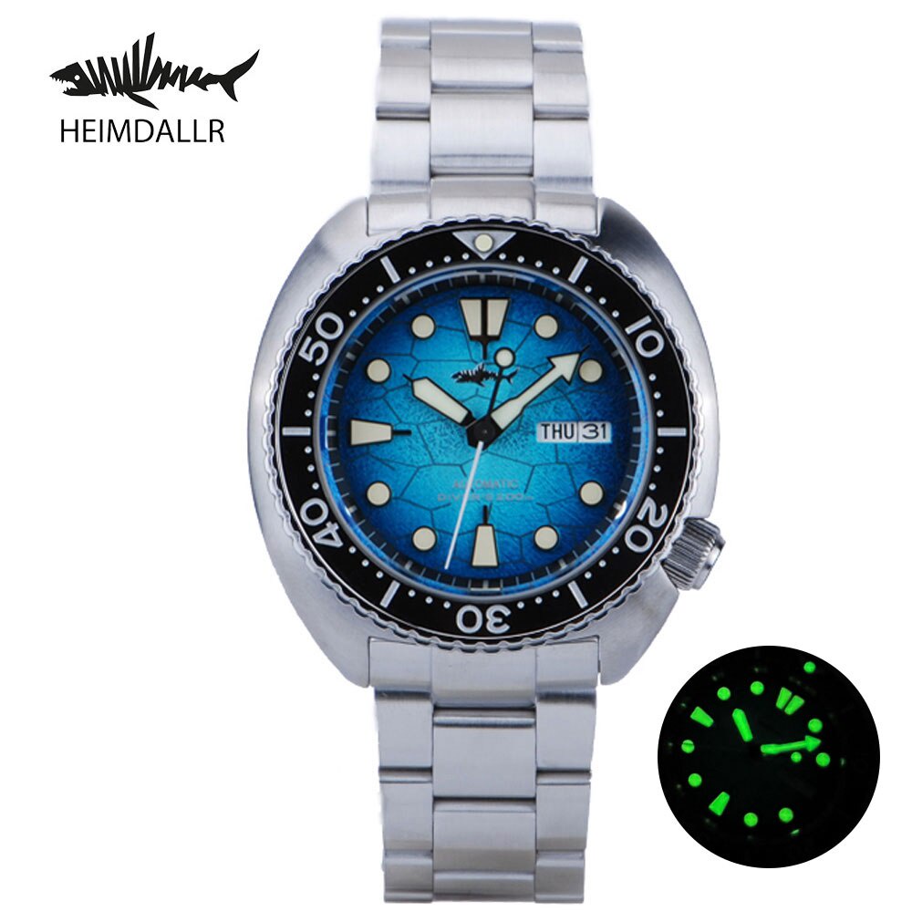 Heimdallr Abalone Diver Watch For Men NH36 Automatic Stainless Steel ...