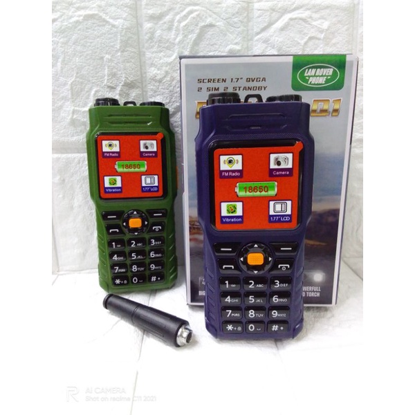 Q1 KEYPAD PHONE W/ HEAVY DUTY POWER BANK(LIGHT 4800MAH real big Battery ...