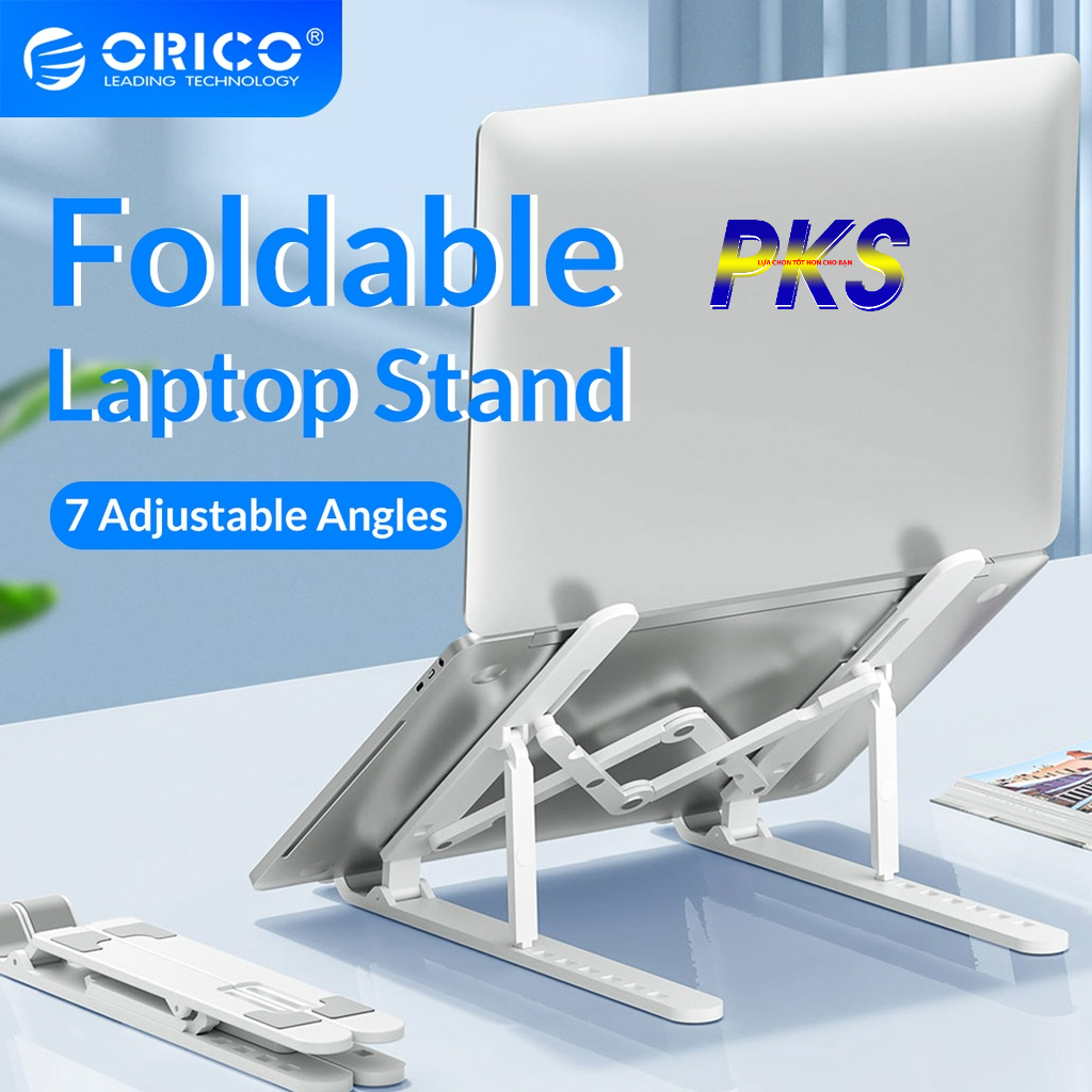 Orico PFB-A24 Portable Laptop Stand, Adjustable, Foldable, 7 Corners ...