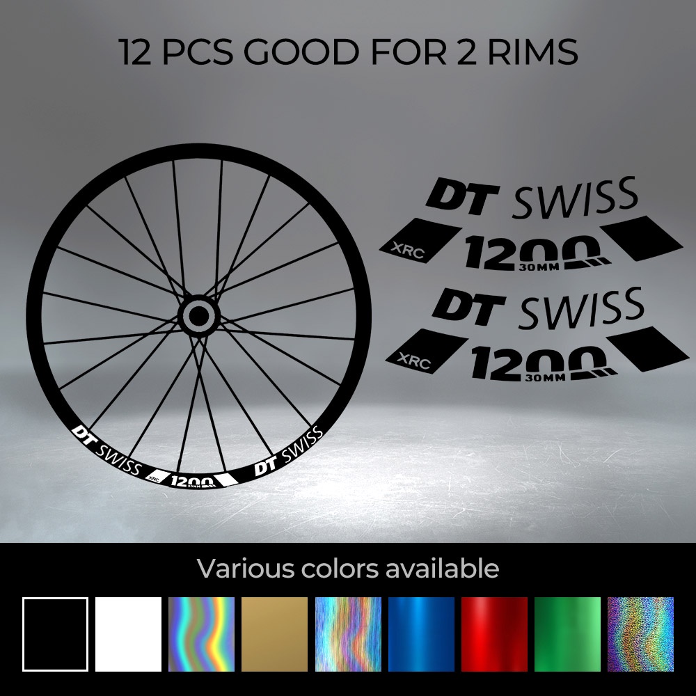 DT SWISS XRC1200 Wheel Sticker For XRC 1200 Mountain Bike MTB 29inch ...