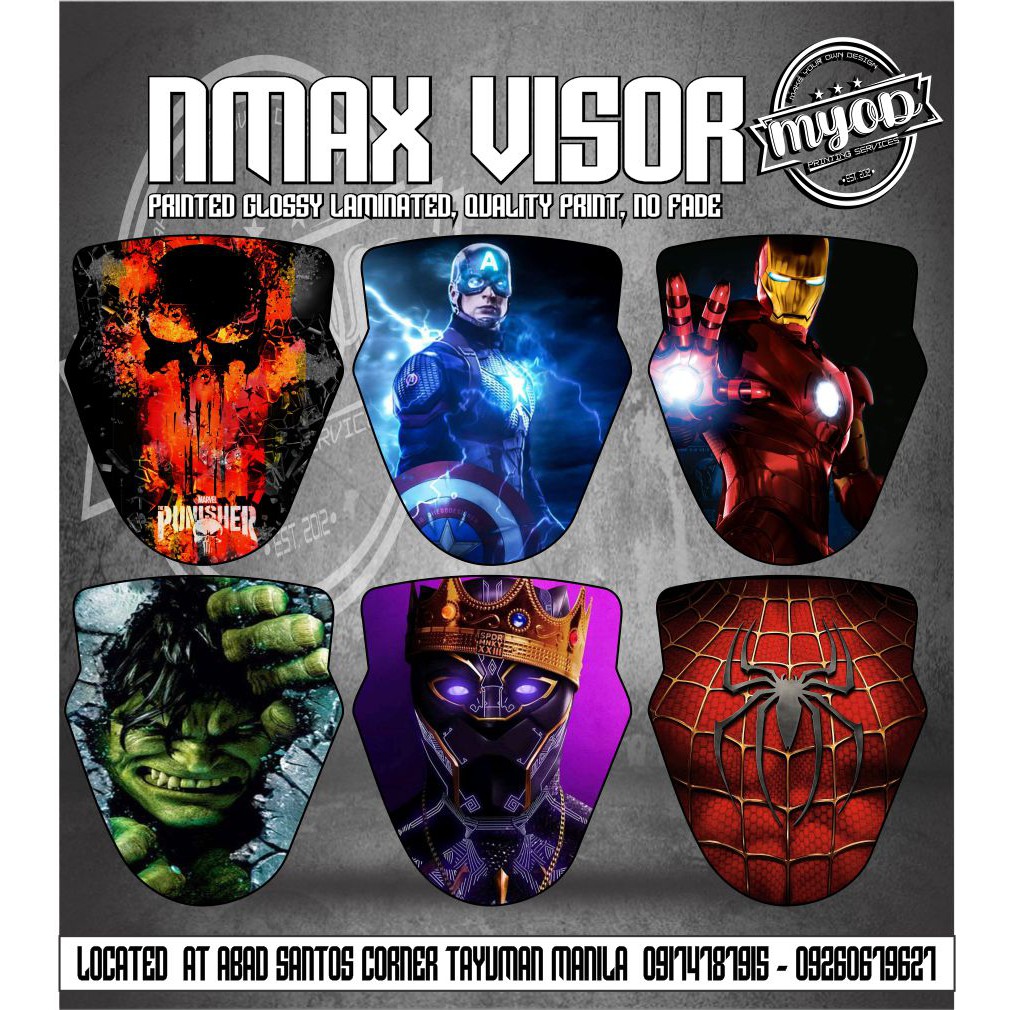 NMAX VISOR STICKER DESIGN | Shopee Philippines