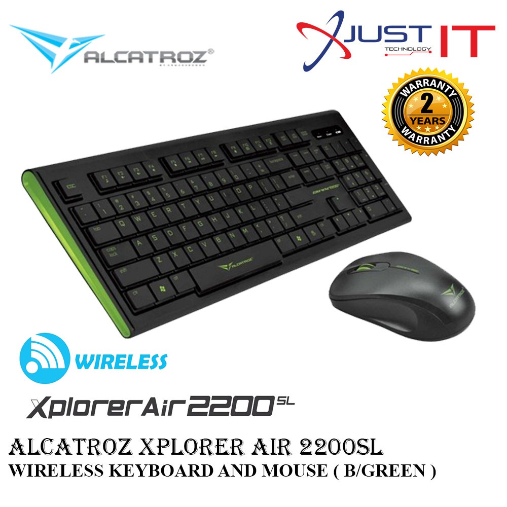 Alcatroz Xplorer Air 2200Sl Wireless Keyboard And Mouse | Shopee ...