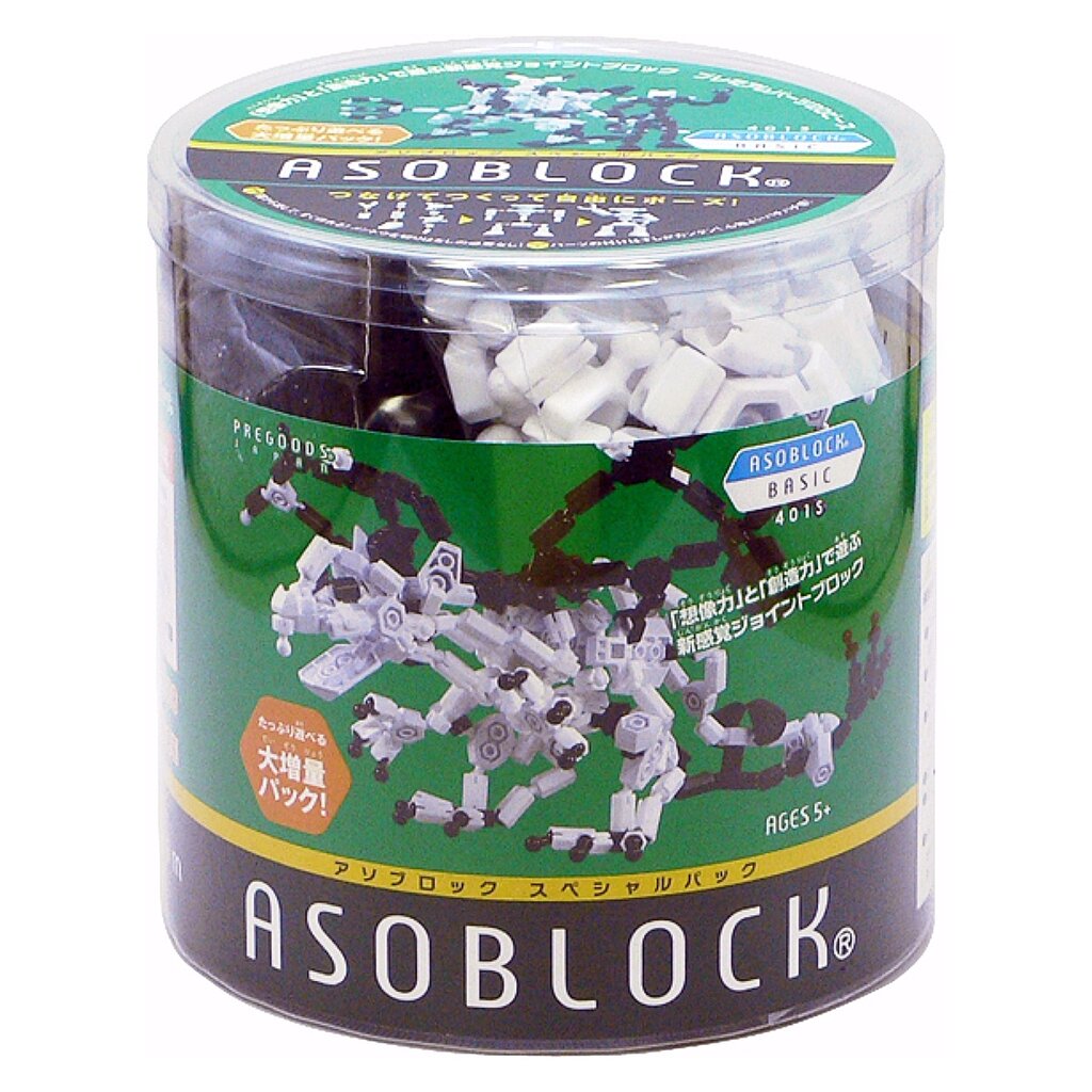 ASOBLOCK Basic 401S Aso Block Set 401S Round Box Developmental Building ...