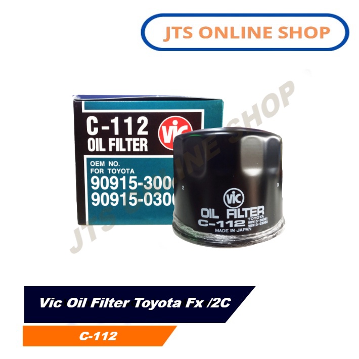 Vic Oil Filter C-112 Toyota Fx /2C | Shopee Philippines