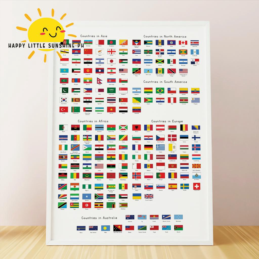 Happy Little Sunshine PH | World Flags, Countries per Continent Flag ...