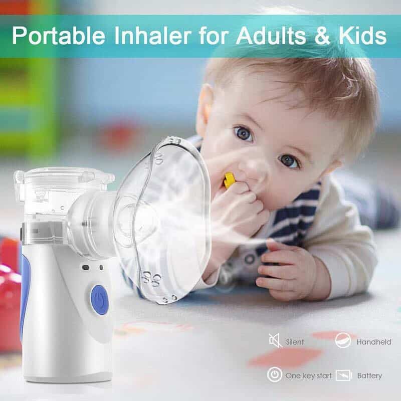 Portable Nebulizer Mesh Nebulizer Kids Adult Handheld Ultrasonic ...