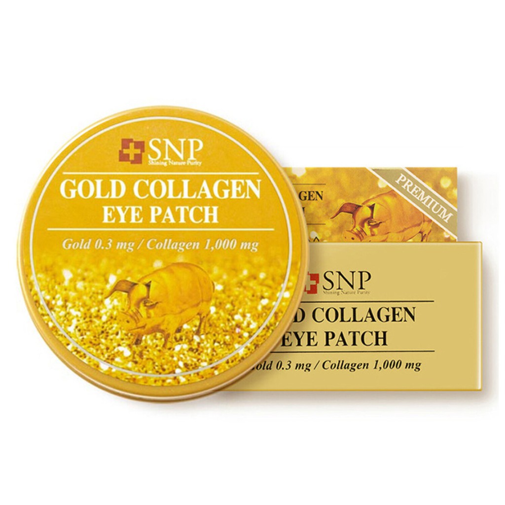 SNP Gold Collagen Eye Patch 60pcs | Shopee Philippines