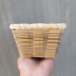 Native Buri square with rafia 5x5x3 inches | Shopee Philippines