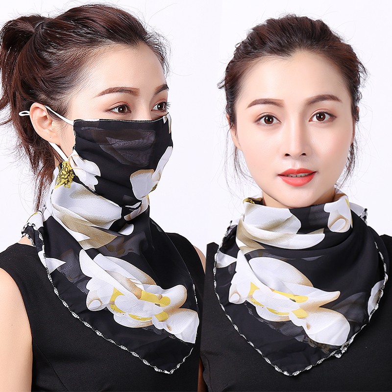 Face Mask Scarf Sun Protection Mask Outdoor Riding Masks Protective ...