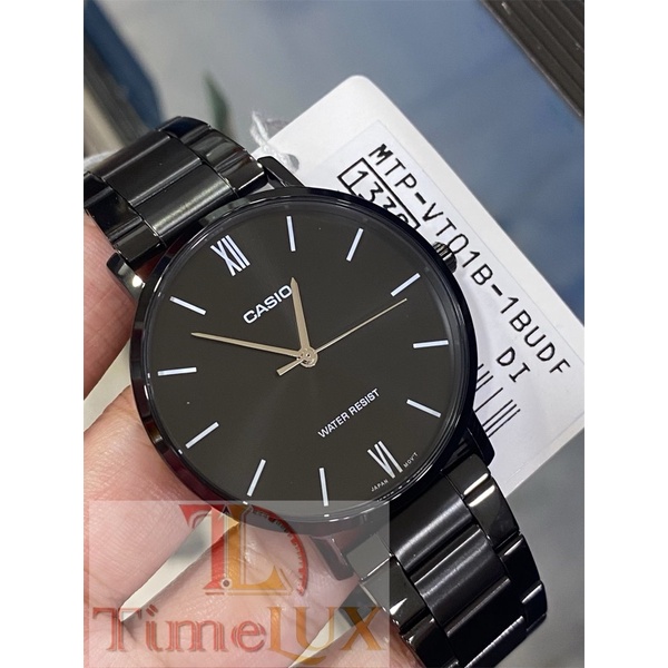 Casio Mens Black Metal MTP VT01B 1B / MTP VT01 | Shopee Philippines