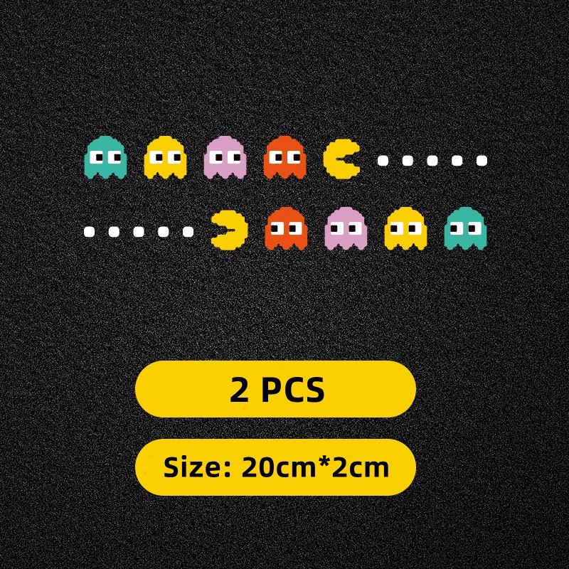 Car Sticker Game Pac Man Cartoon Cute Lovely Funny Reflective ...
